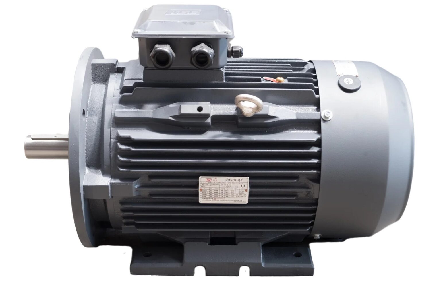 TEC 3 phase ATEX Electric Motor 5.5KW foot and flange mounted(B35 ...
